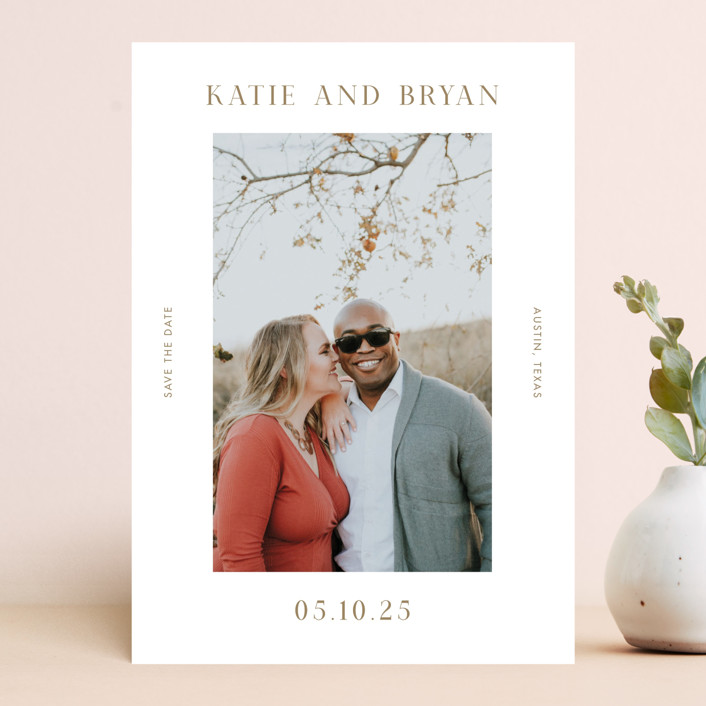 Cardamom Save The Date Cards by Megan Davis | Minted
