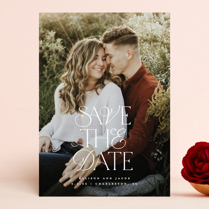Mixed Save The Date Cards by Lauren Chism | Minted