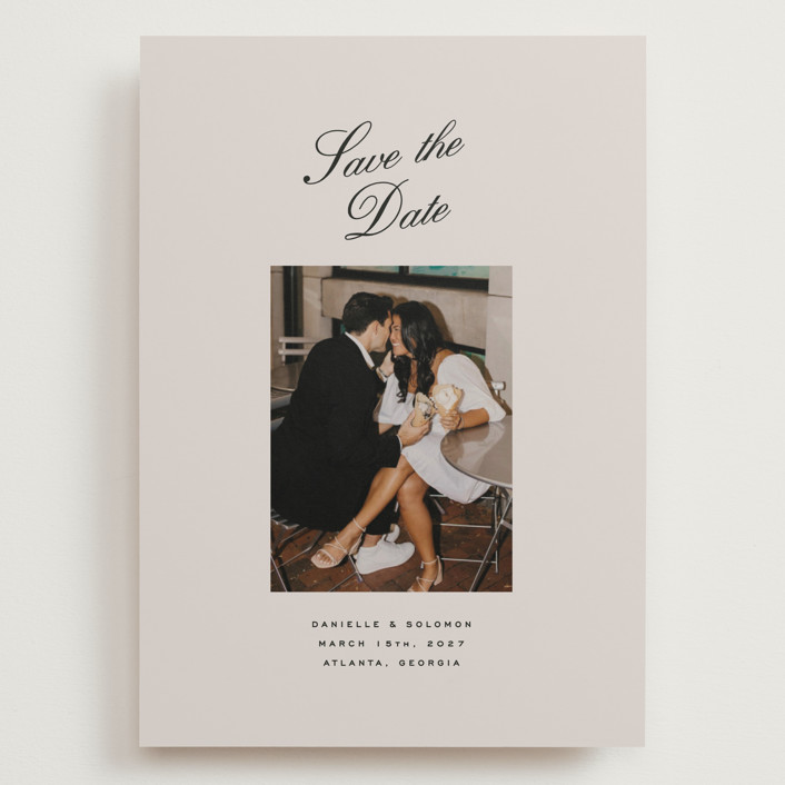 Hayworth Grand Save The Date Cards by Olivia Kanaley Inman | Minted
