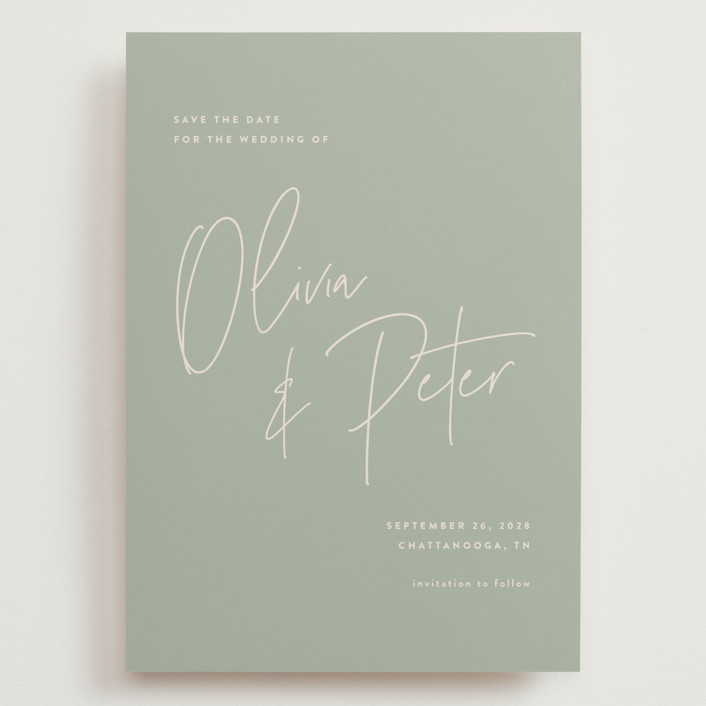 Signed Grand Save The Date Cards by JoAnn Jinks | Minted