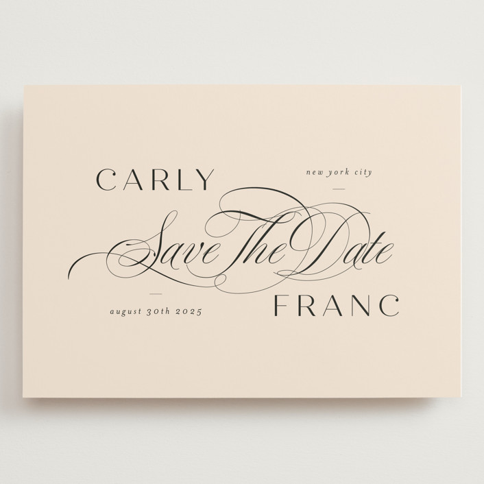Soiree Grand Save The Date Cards by Lori Wemple | Minted