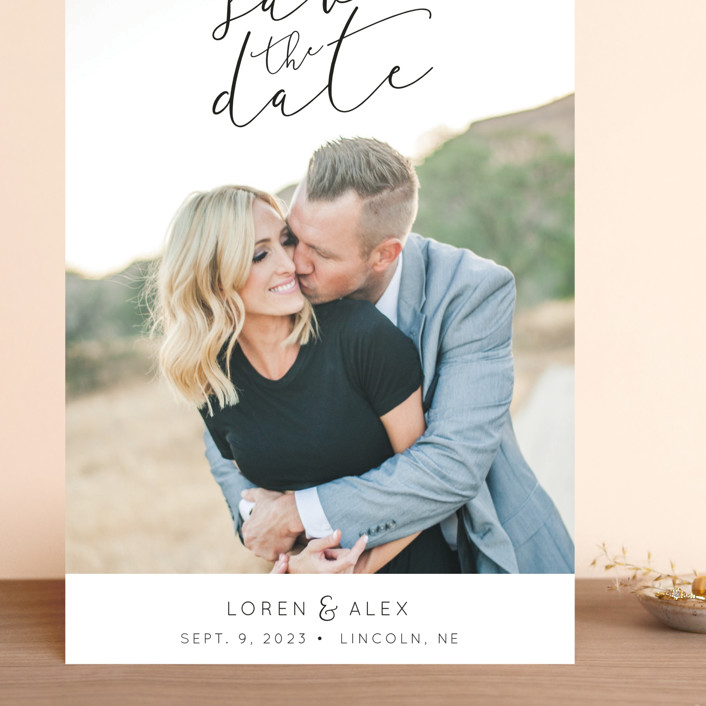 Honest Love Grand Save The Date Cards by Christine Taylor | Minted