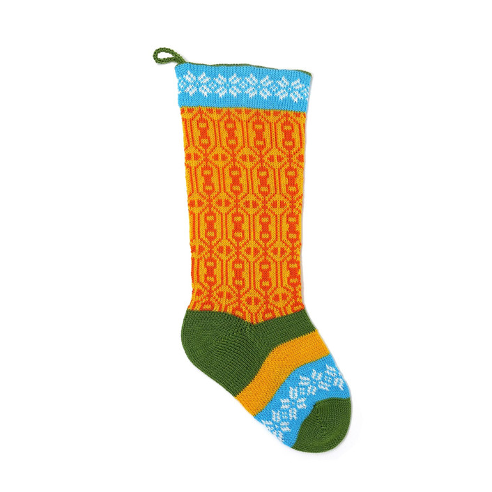 Colorful Stocking, Yellow Stockings by Melange Collection | Minted