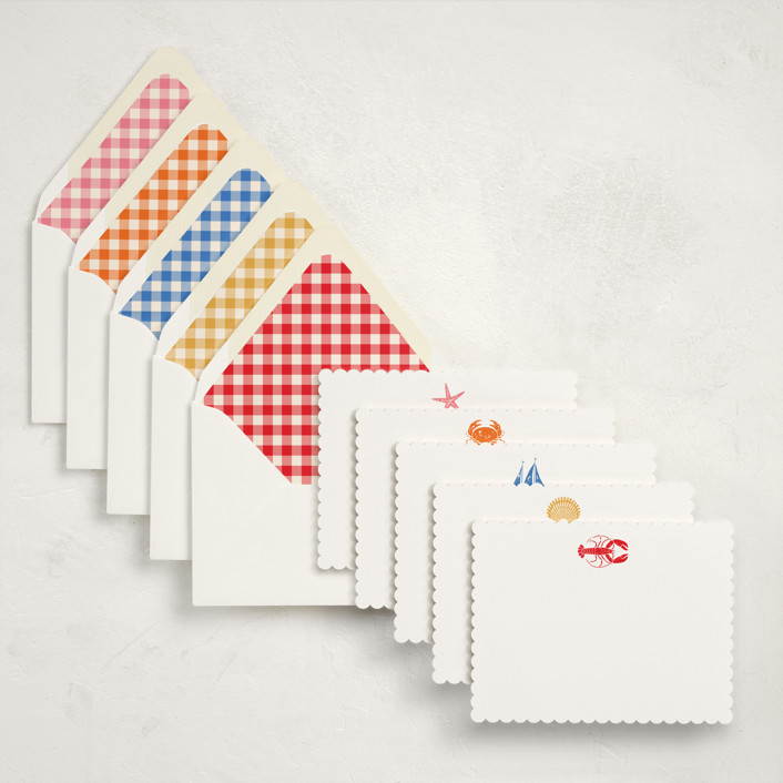 East Coast Summer (set of 10) Stationery Set by Pippa Shaw | Minted