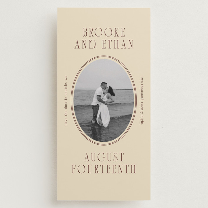 Ethan Tall Save the Date Cards by Angela Garrick | Minted