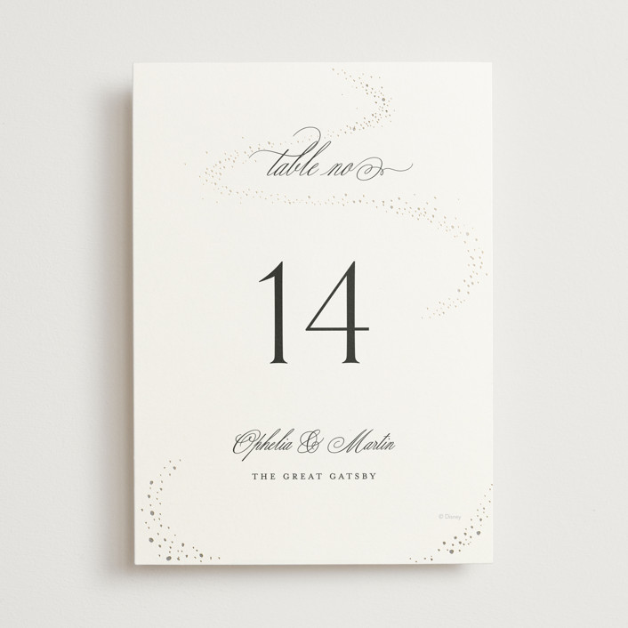 Disney's Cinderella Castle Foil-Pressed Table Numbers by Kelly Schmidt ...