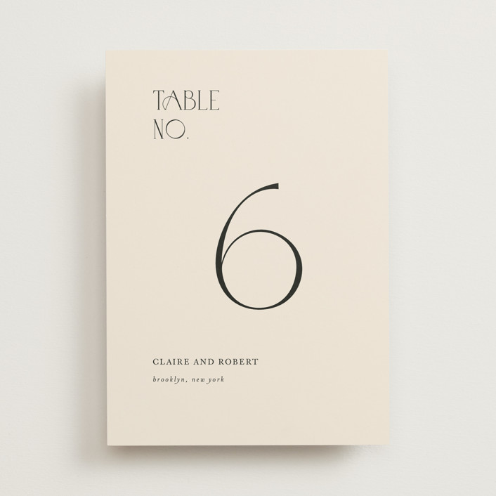 Edge Table Numbers by Kelly Schmidt | Minted