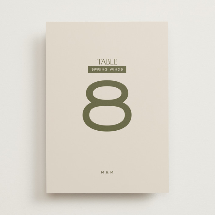 Eisin Table Numbers by Pati Cascino | Minted