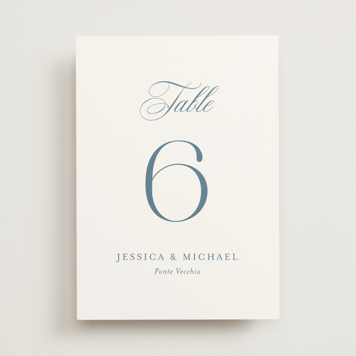 Empire Table Numbers by Jennifer Postorino | Minted