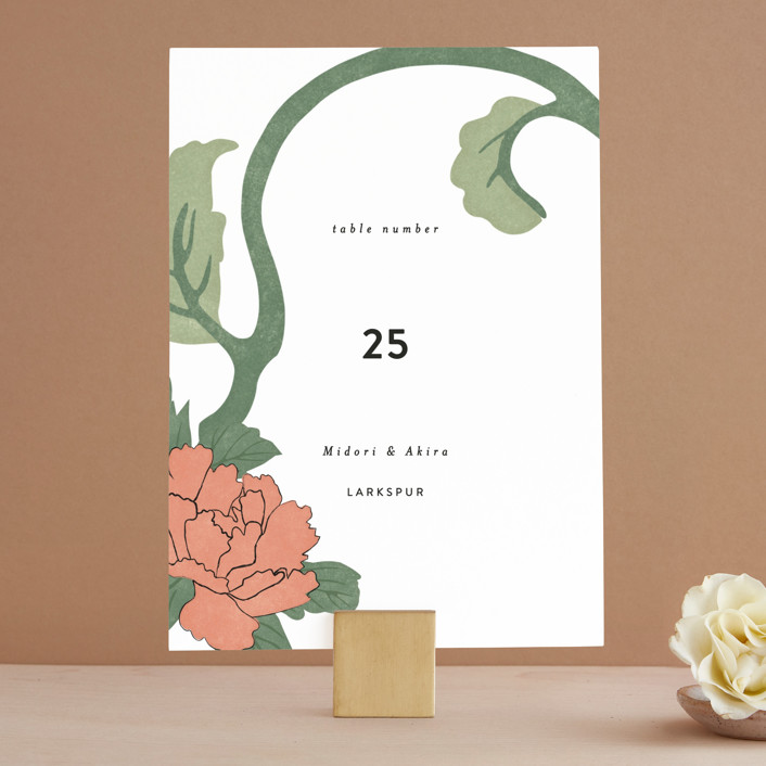 Kota Table Numbers by Nazia Hyder | Minted