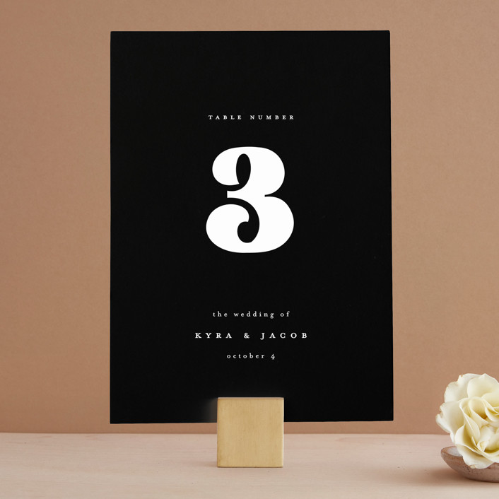 boba Table Numbers by Up Up Creative | Minted