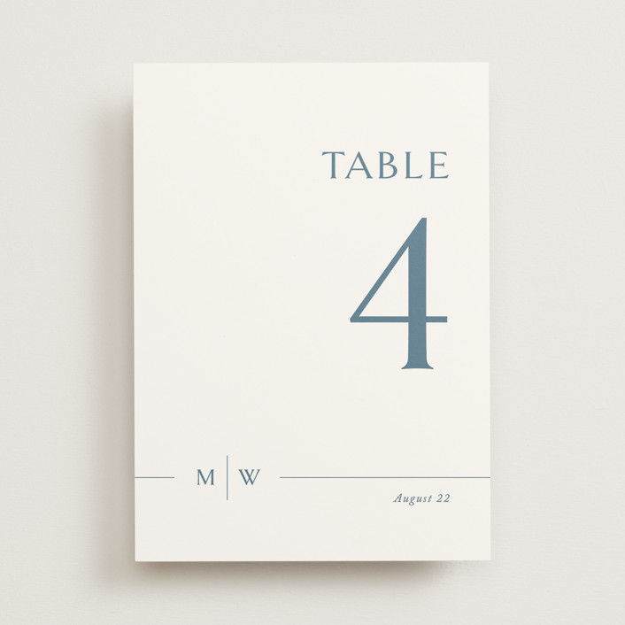 Align Table Numbers by Jennifer Postorino | Minted