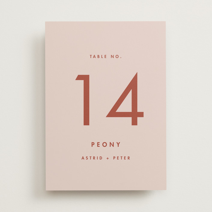 Jot Table Numbers by Snow and Ivy | Minted