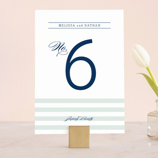 Nautical Wedding Table Numbers by Jill Means | Minted