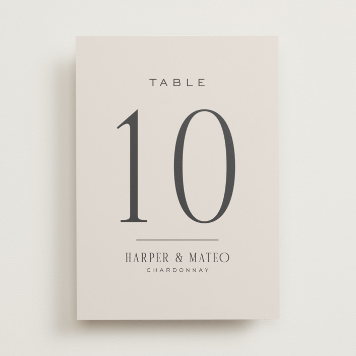 Close-up Table Numbers by Nicole Walsh | Minted