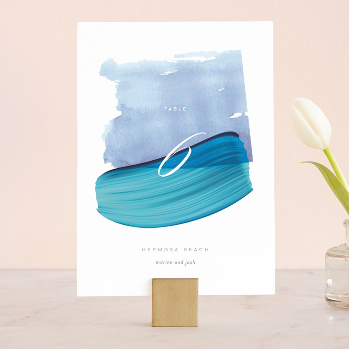 Marine Table Numbers by kelli hall | Minted