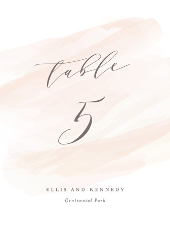 Sophisticated script Table Numbers by Hooray Creative | Minted