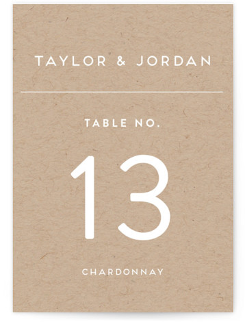 Modern Stamp Table Numbers by seulghi | Minted