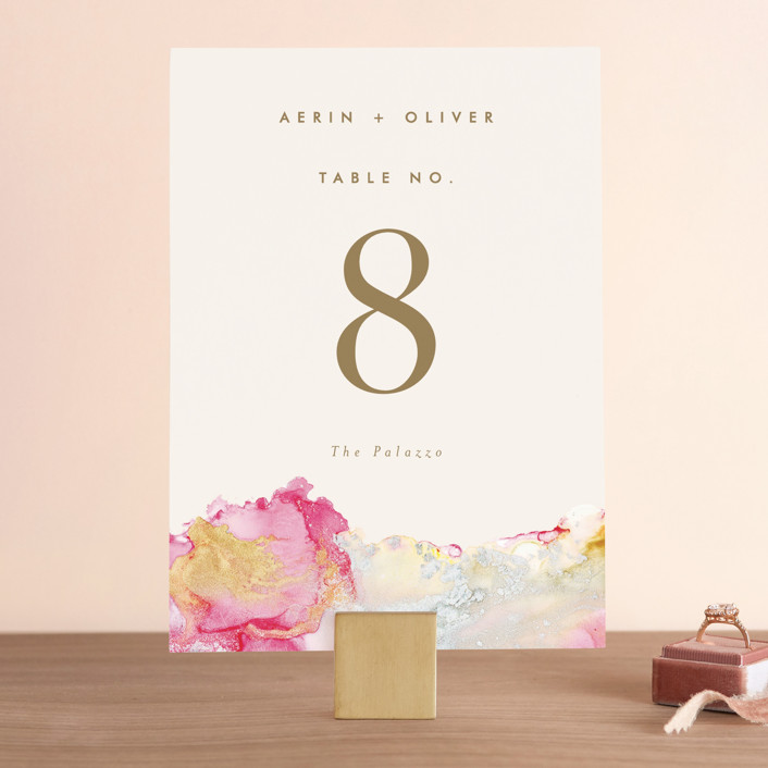 desert chic Table Numbers by AK Graphics | Minted