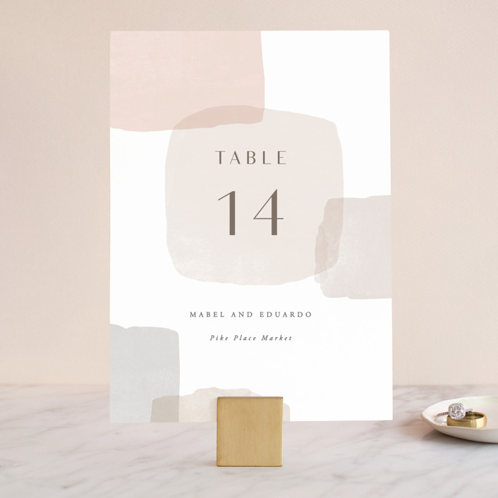 Sculpture Garden Table Numbers by Hooray Creative | Minted