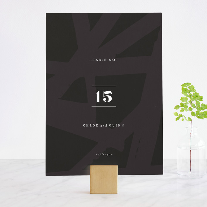 Epithet Table Numbers by Nazia Hyder | Minted