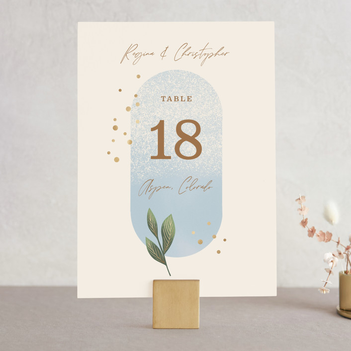 Essence Table Numbers by Laura Bolter | Minted