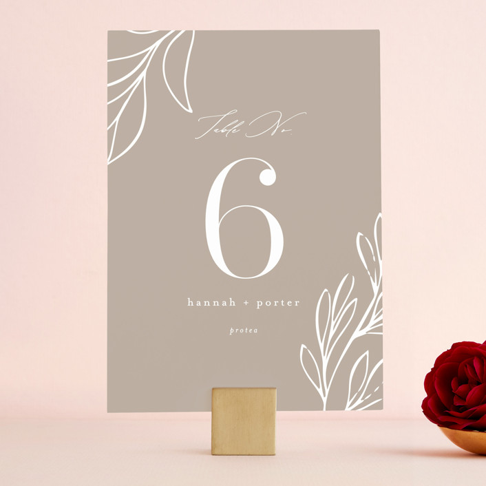 Mystique Table Numbers by Ashley Rosenbaum | Minted