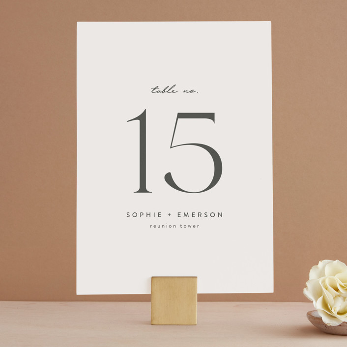classic names Table Numbers by Susan Asbill | Minted