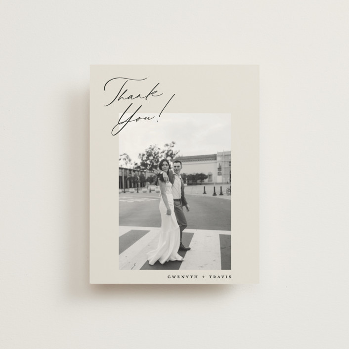 kinkaid Wedding Thank You Cards by Carolyn Nicks | Minted