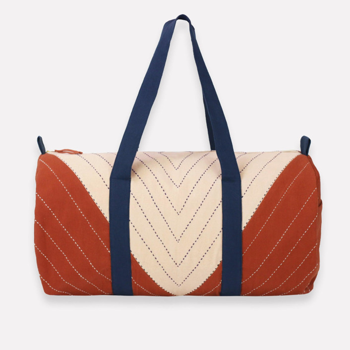 Triangle Canvas Duffle Bag Tote Bag by Anchal | Minted
