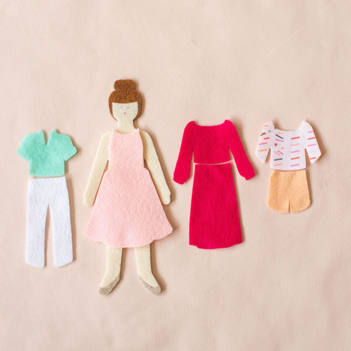 Felt Doll Starter Set - Cinnamon Toys by Lowercase Toys | Minted