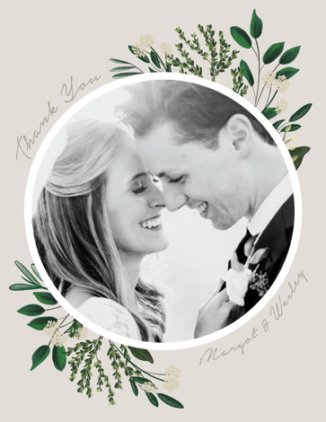 Watermark Wedding Thank You Postcards by Kaydi Bishop | Minted