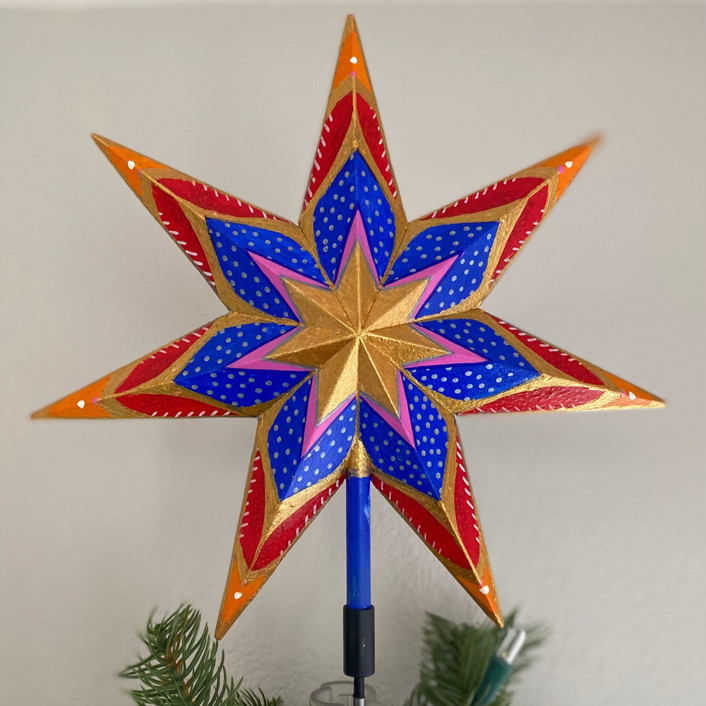 Handpainted Tree Topper Tree Toppers by Emily Morris | Minted