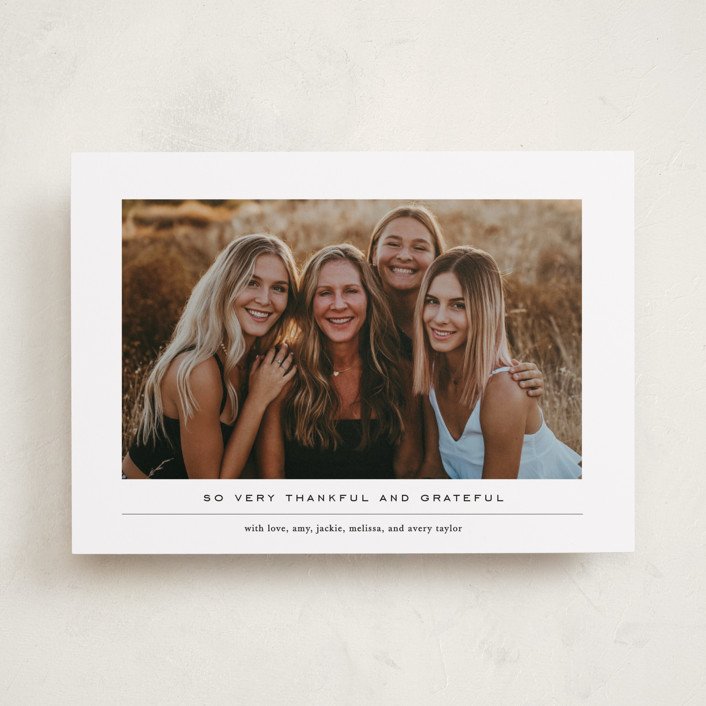 say thanks Thanksgiving Cards by Jennifer Lew | Minted