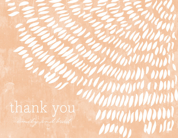 Shells Folded Thank You Card by SimpleTe Design | Minted