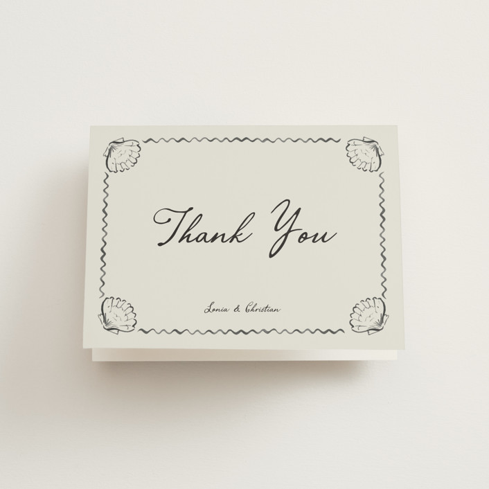 Puglia Folded Wedding Thank You Cards by Pati Cascino | Minted