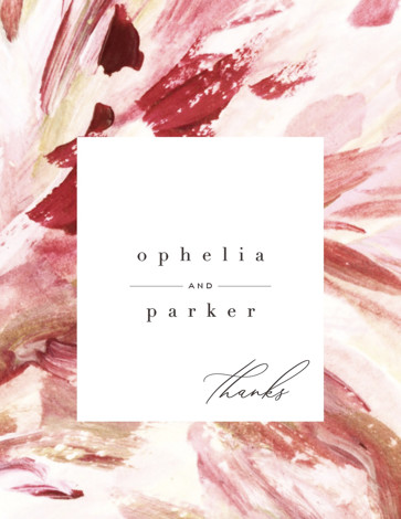 pollen Folded Thank You Card by Robin Ott | Minted