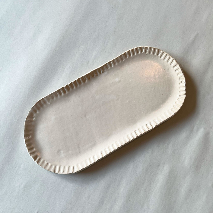 Pill-Shaped Decorative Tray Vanity Trays and Dishes by Sidney Field ...