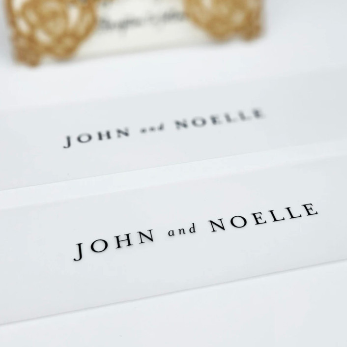 Personalized Vellum Bellybands for 5 x 7 Invitations (Set of 25) Belly ...