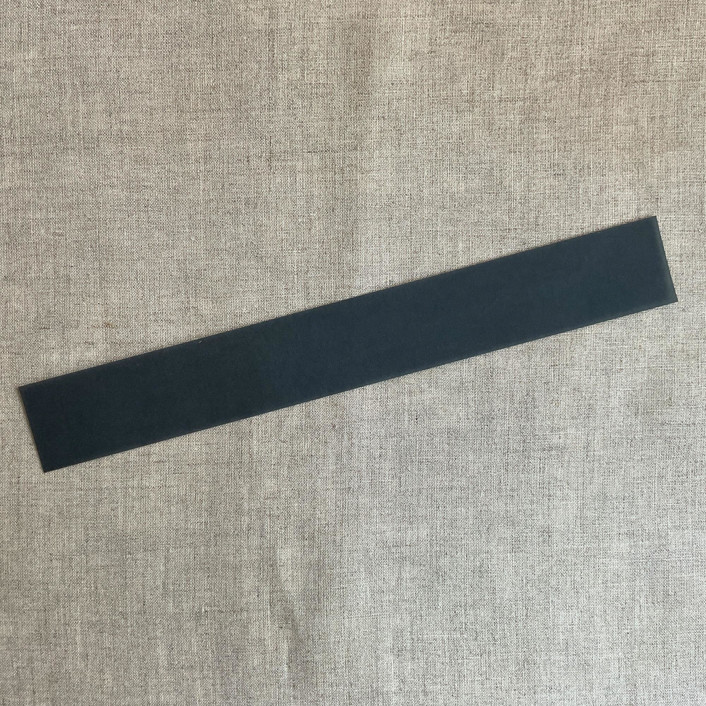 Black colored translucent vellum belly band for 5x7 inch Invitation ...