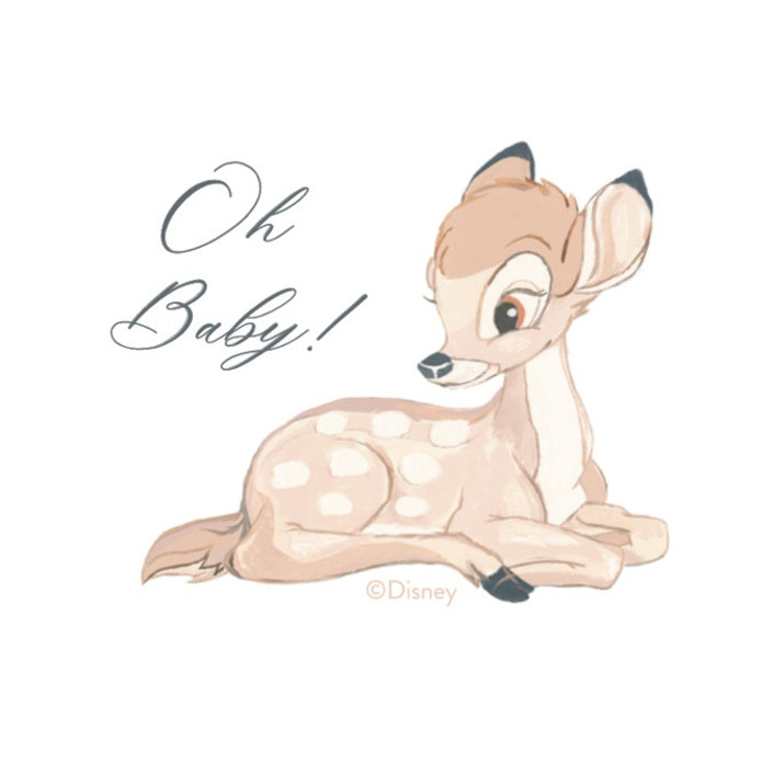 Disney's Sweet Bambi Baby Shower Stickers by Teju Reval | Minted