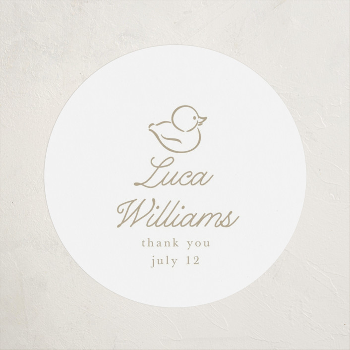Baby Duck Baby Shower Stickers by Tamara Hilje | Minted