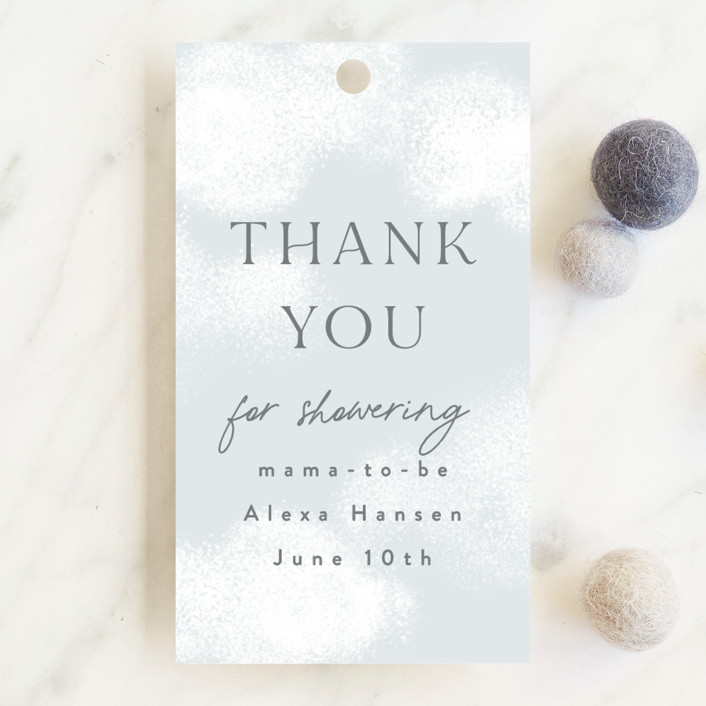Moondust Baby Shower Favor Tags by Everett Paper Goods | Minted