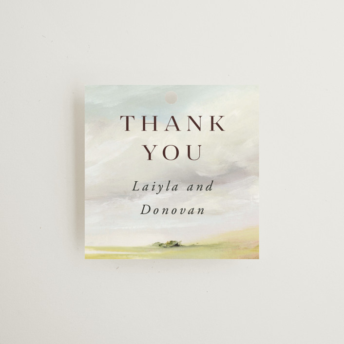 Savanna Wedding Favor Tags by Lindsay Megahed | Minted