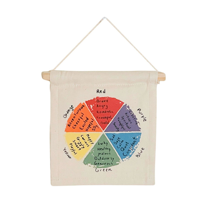 color wheel hang sign Wall Hanging by Imani Kids by Imani Collective ...