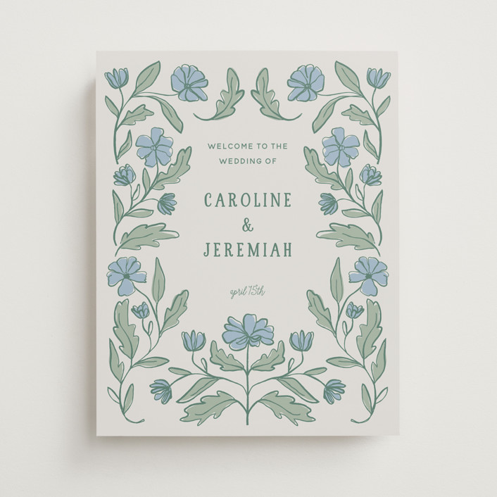 Botanical Welcome Signs by Kelly Watkins | Minted