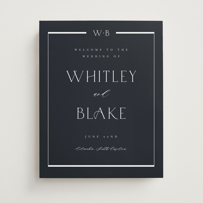 Luster Welcome Signs by Stacey Meacham | Minted