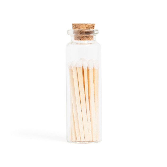 White Matchsticks in Small Corked Vial Matchbooks and Matches by Summer ...