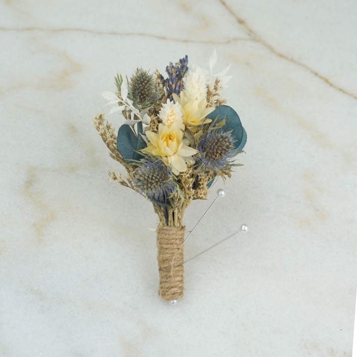 Blue Moon Pinned Corsage Corsages by Damselfly Direct | Minted