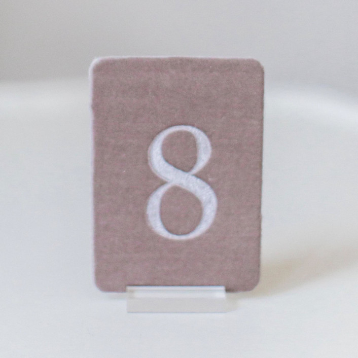 Small Rectangle Table Number - Mushroom Table Numbers by Velvet Raptor ...